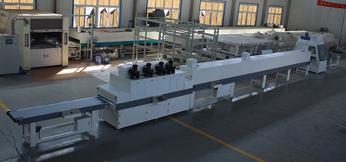Linear Profile Paint Spraying Drying Line